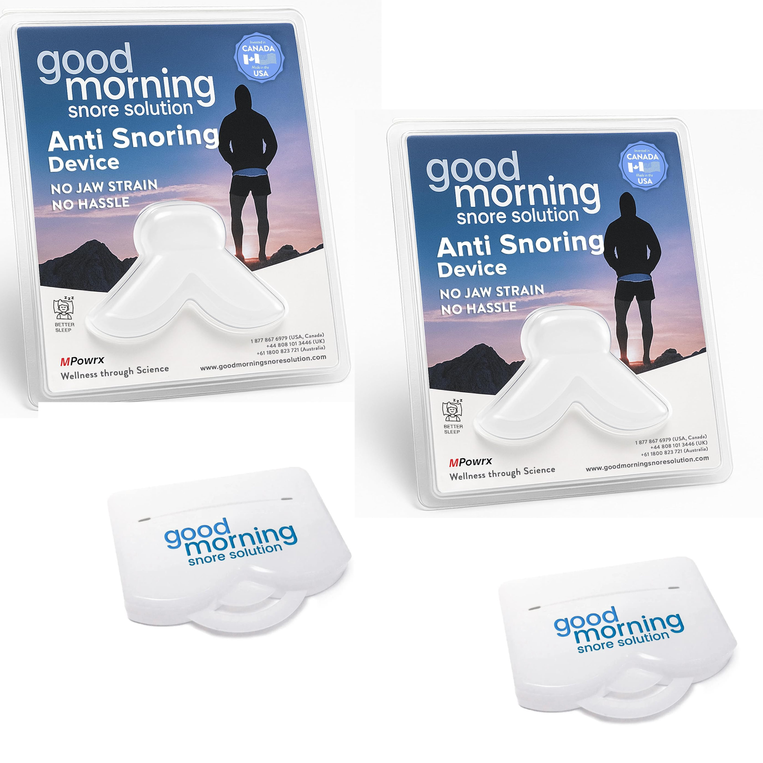 Good Morning Snore Solution Mouthpiece Value Pack